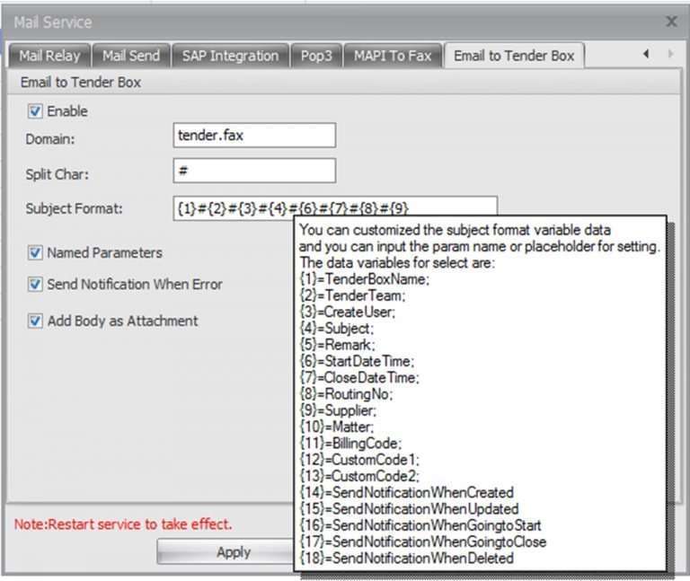 OceanFax e-TenderBox | OceanX Technology Limited